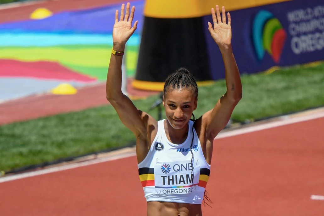 Triple gold medallist heptathlete Nafi Thiam in dispute with Belgian ...