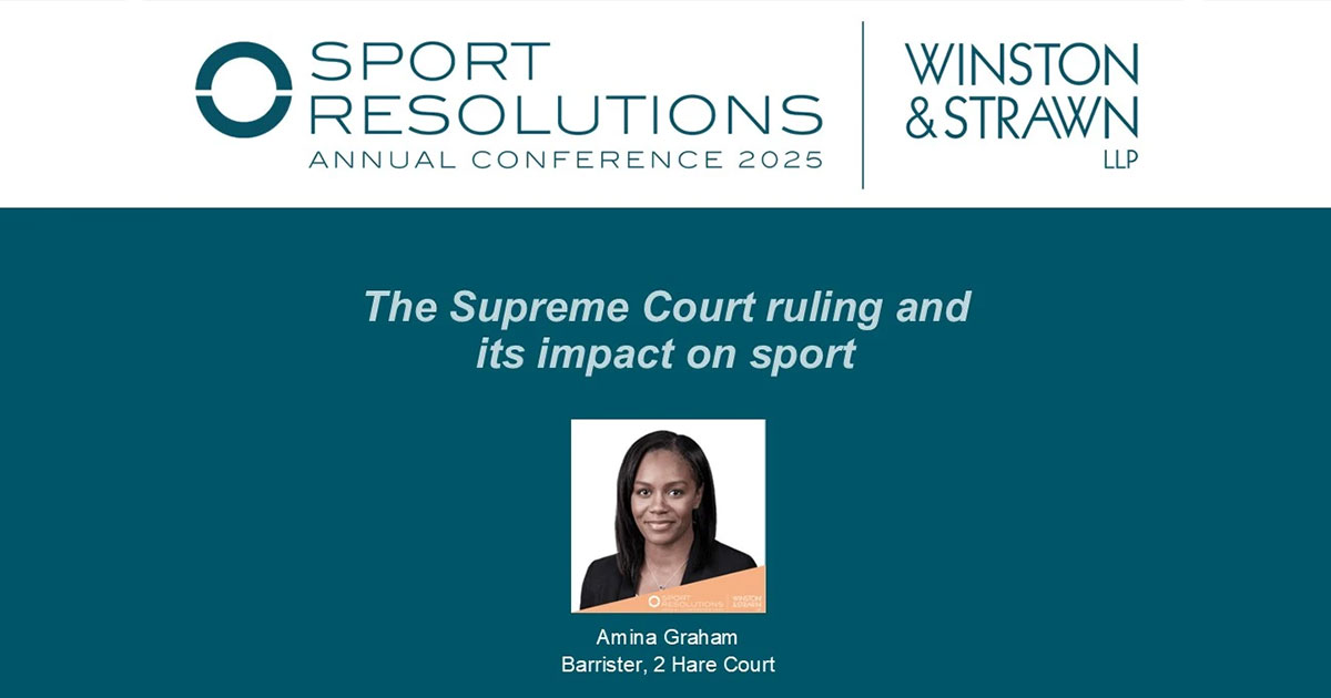 The Supreme Court ruling and its impact on sport | Sport Resolutions
